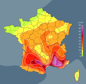 Forte chaleur annuelle - Météo Express