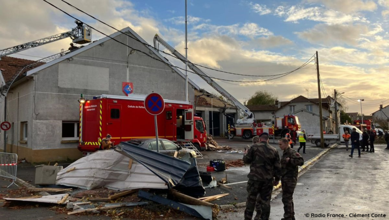 Une tornade cause des dégâts à Suippes dans la Marne ce 17 novembre ...
