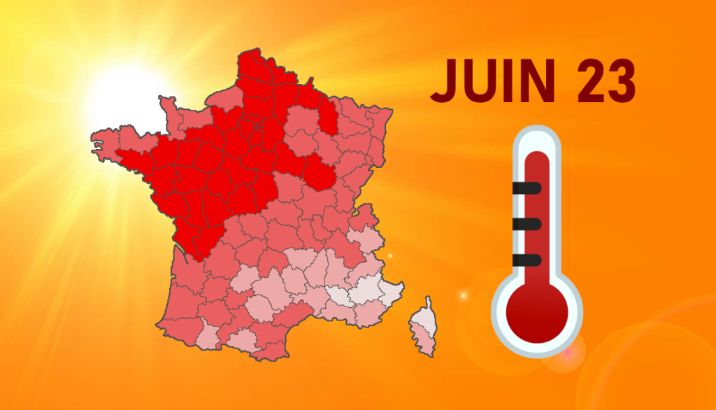 Juin 2023 fut le 2ème mois de juin le plus chaud en France - Météo Express