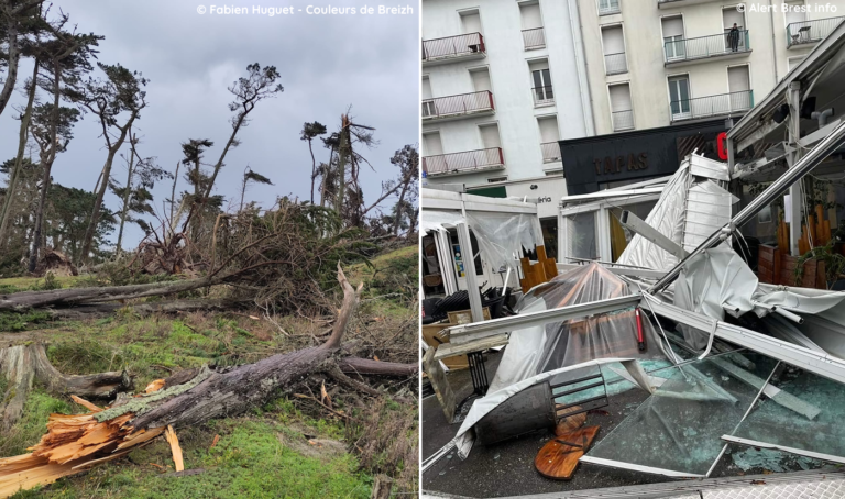 Tempête Ciarán : 207 km/h, 2 morts et 1,2 million de foyers sans ...